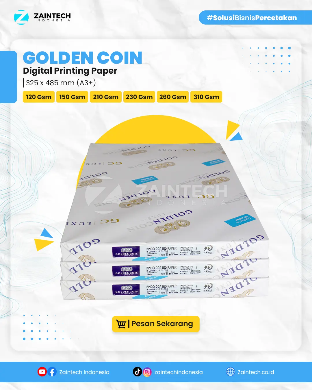 Golden Coin Digital Printing Paper A3 Plus Premium