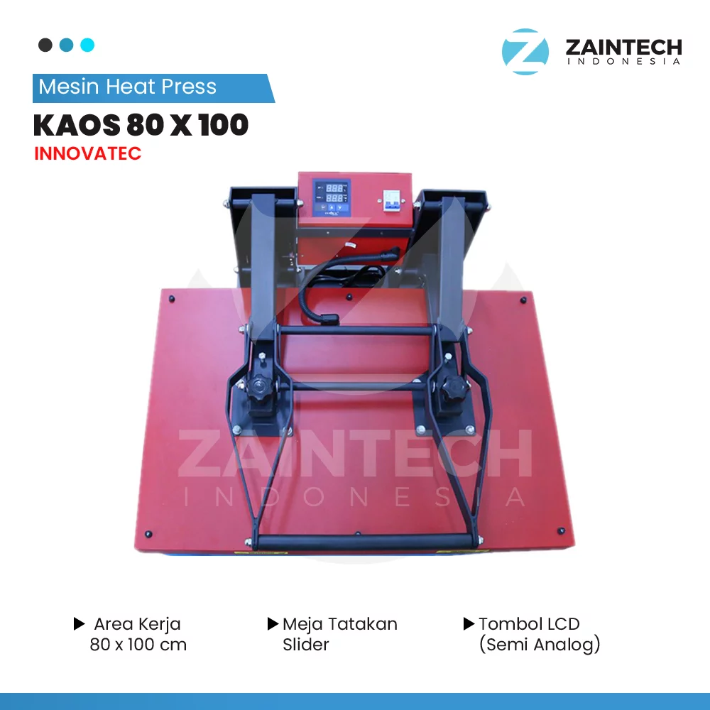 Jual Mesin Heat Press Kaos INNOVATEC 80 X 100 Bergaransi